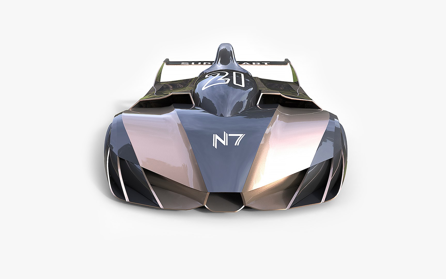 Futuristic Superkart Max