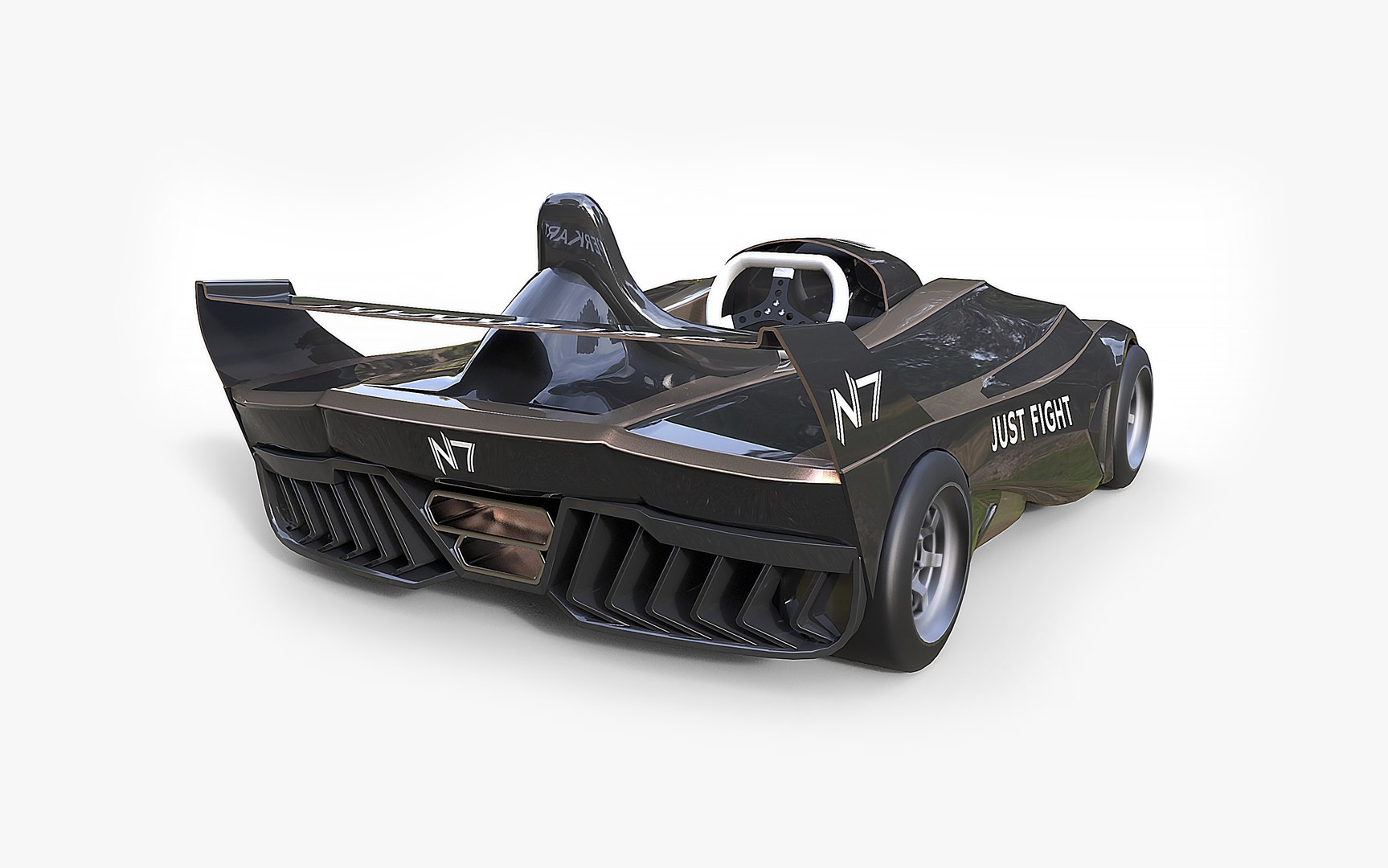 Futuristic Superkart Max