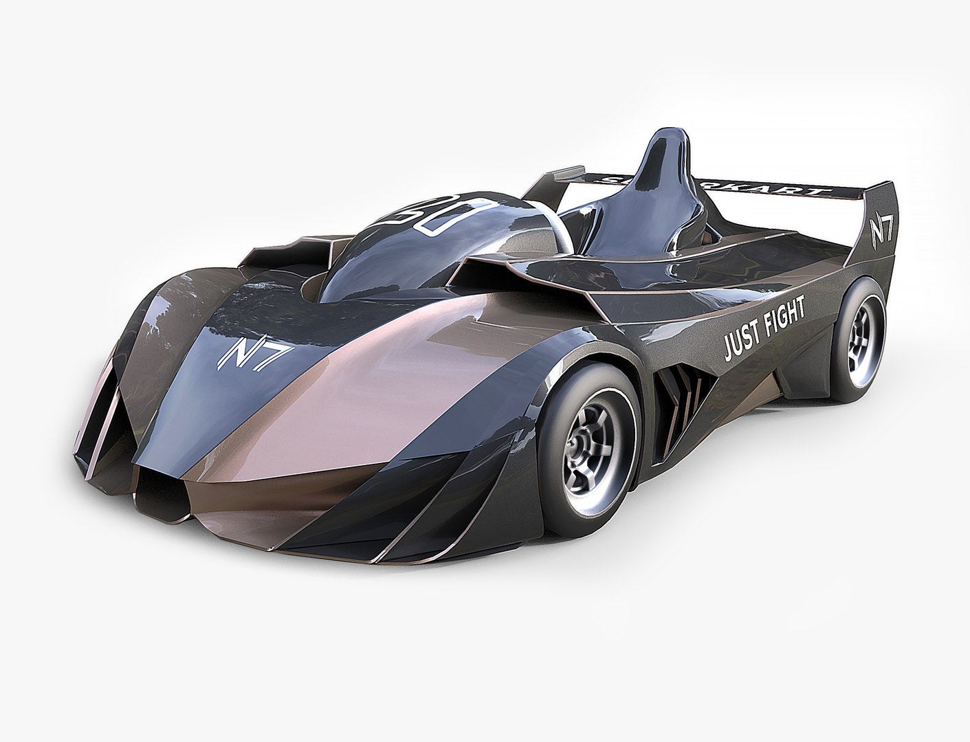 Futuristic Superkart Max
