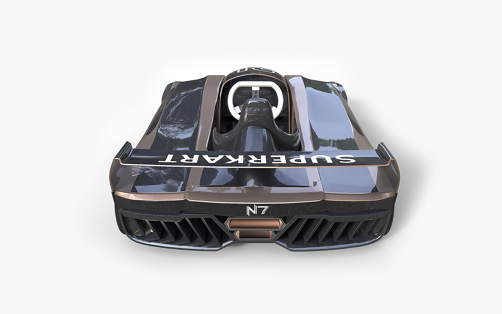 Futuristic Superkart Max