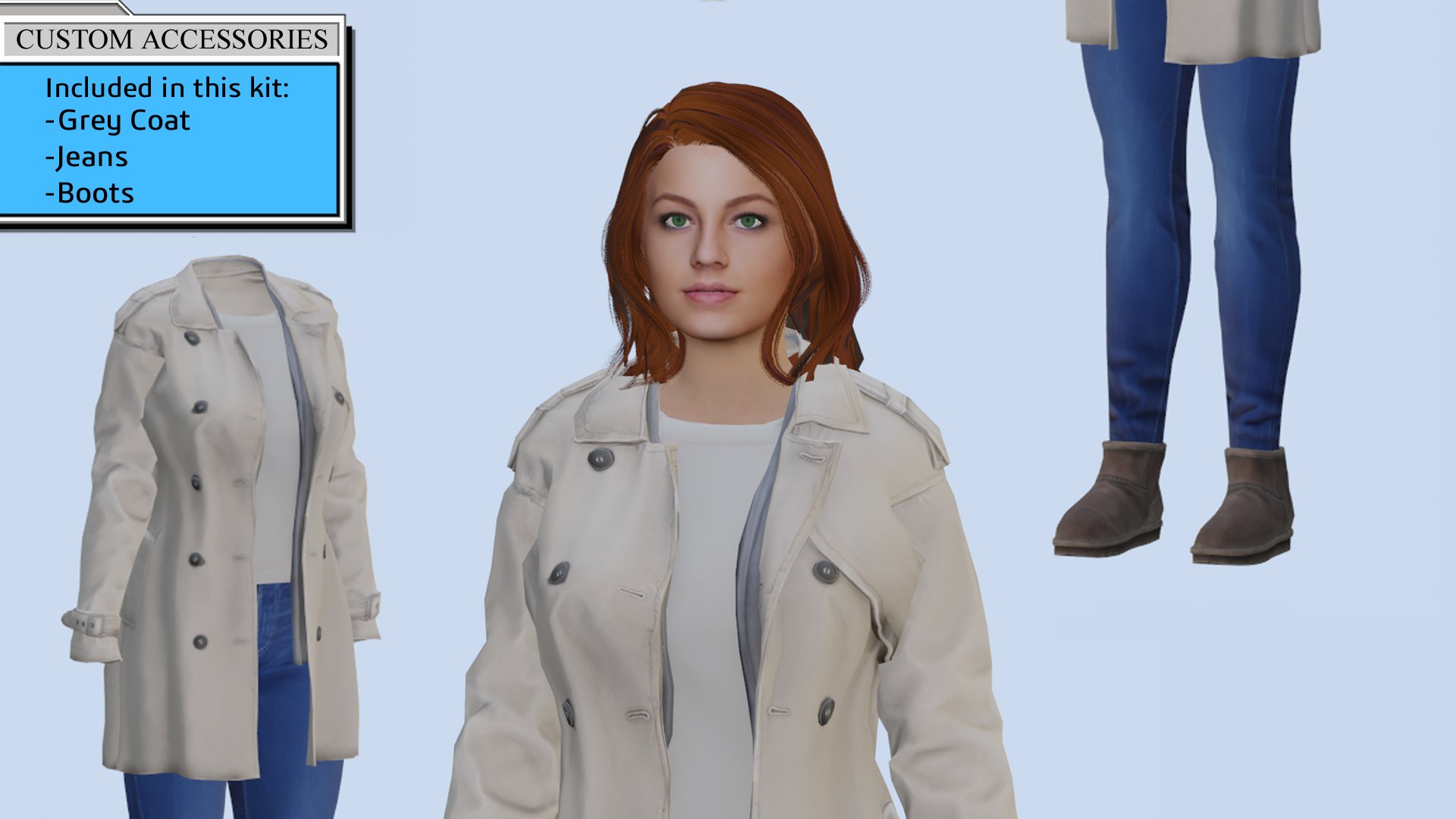 VR PBR FEMALE AVATAR CHARACTER GEMMA 3D MODEL CHEAP PRICE 3D Model - TurboSquid 2227231