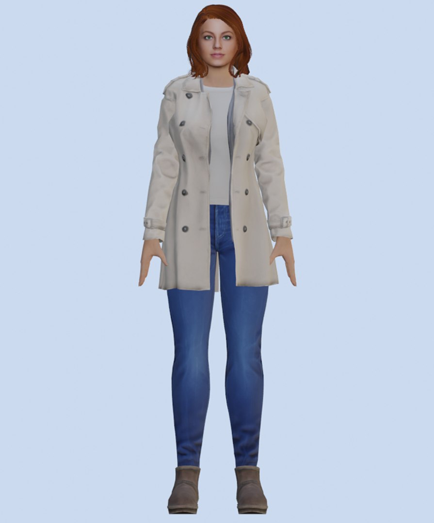 VR PBR FEMALE AVATAR CHARACTER GEMMA 3D MODEL CHEAP PRICE 3D Model - TurboSquid 2227231