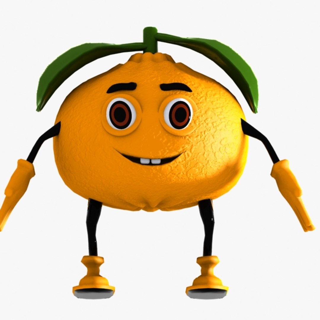 mandarin character 3d max