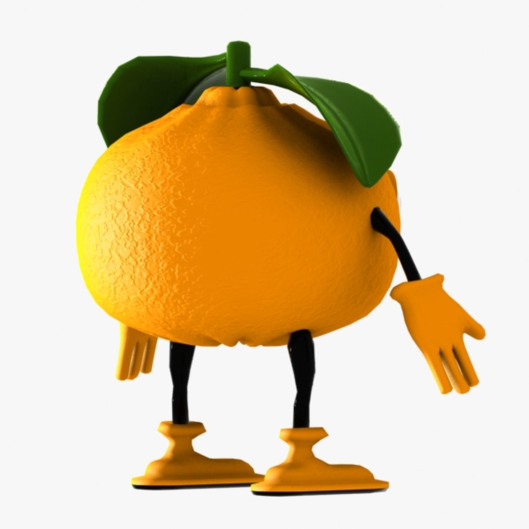 mandarin character 3d max