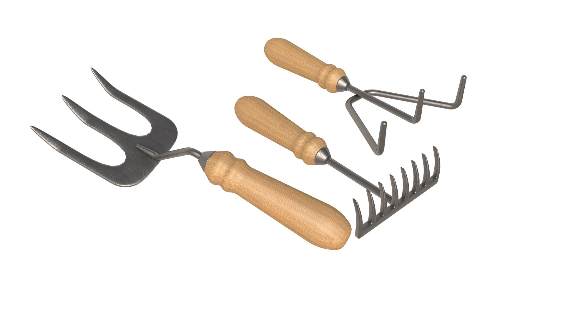 Farm Hand Tool Collection 3D Model - TurboSquid 1841168