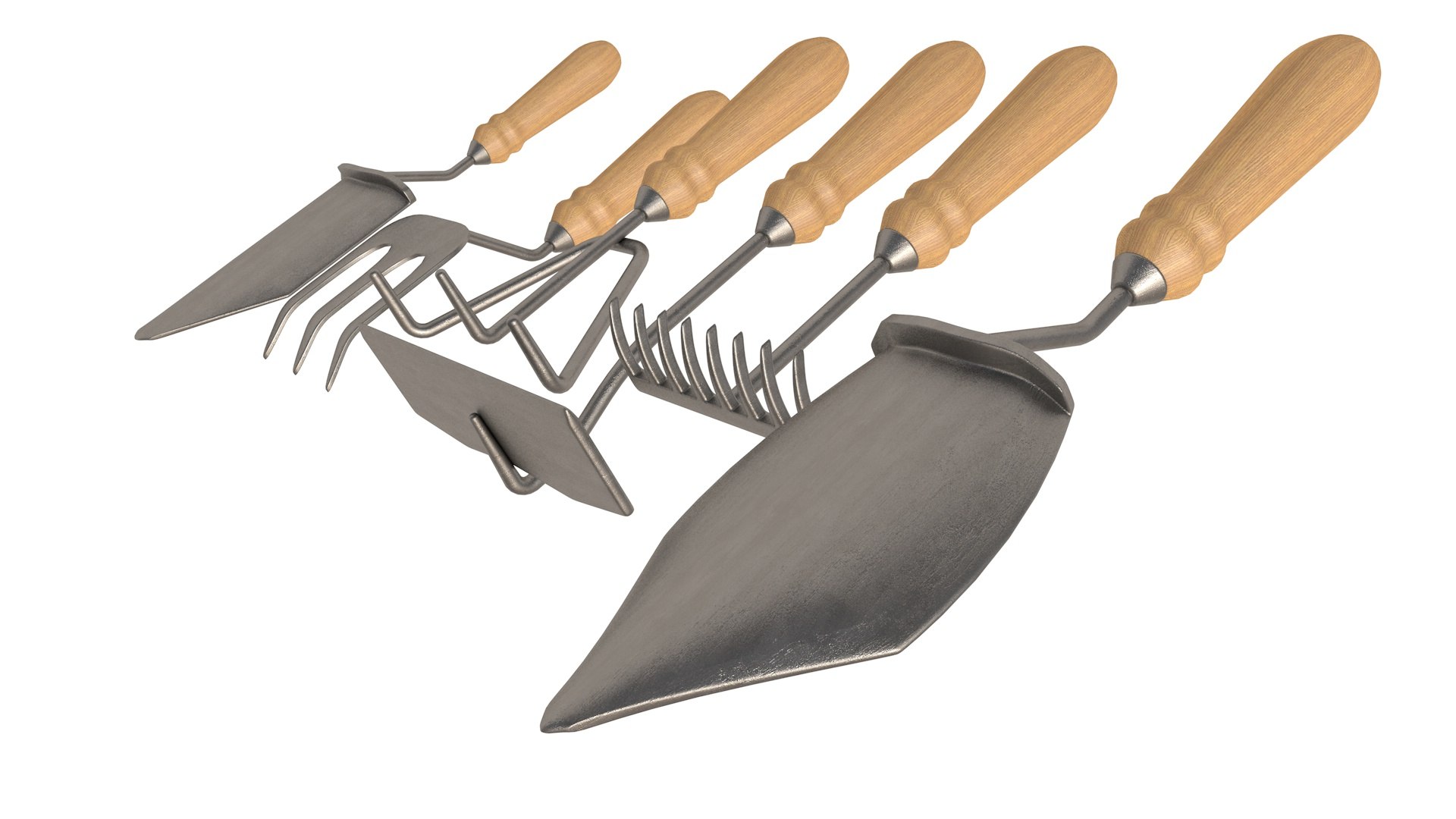 Farm Hand Tool Collection 3D Model - TurboSquid 1841168