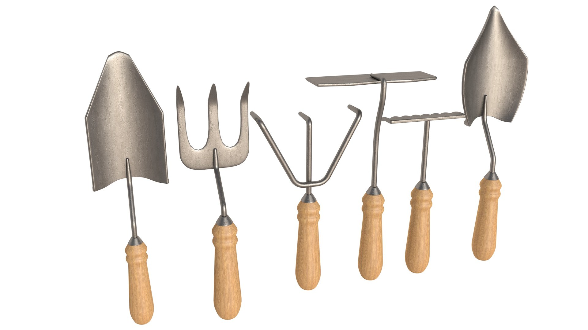 Farm Hand Tool Collection 3D Model - TurboSquid 1841168