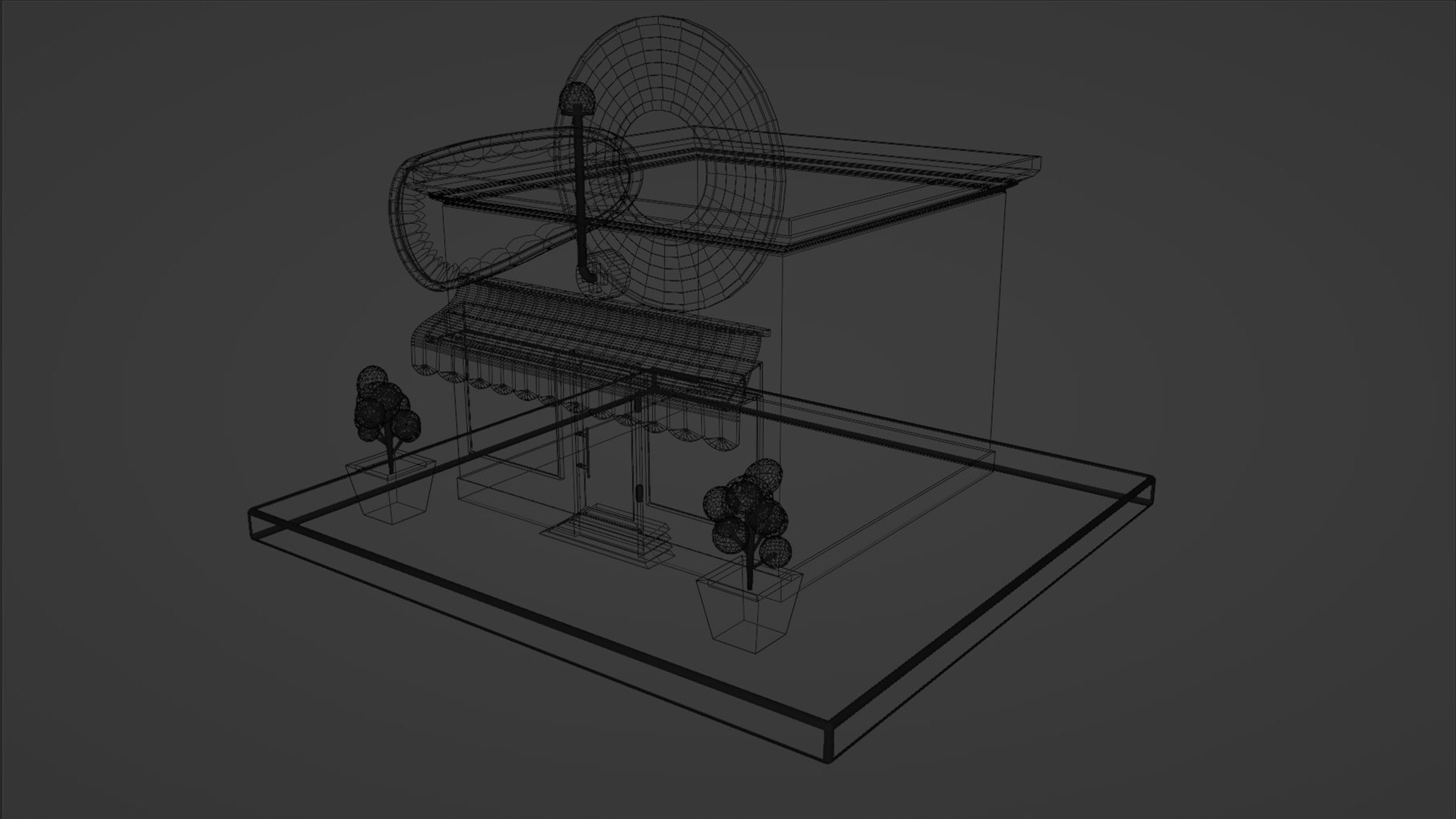 3D Low Poly Music Store - TurboSquid 1913488