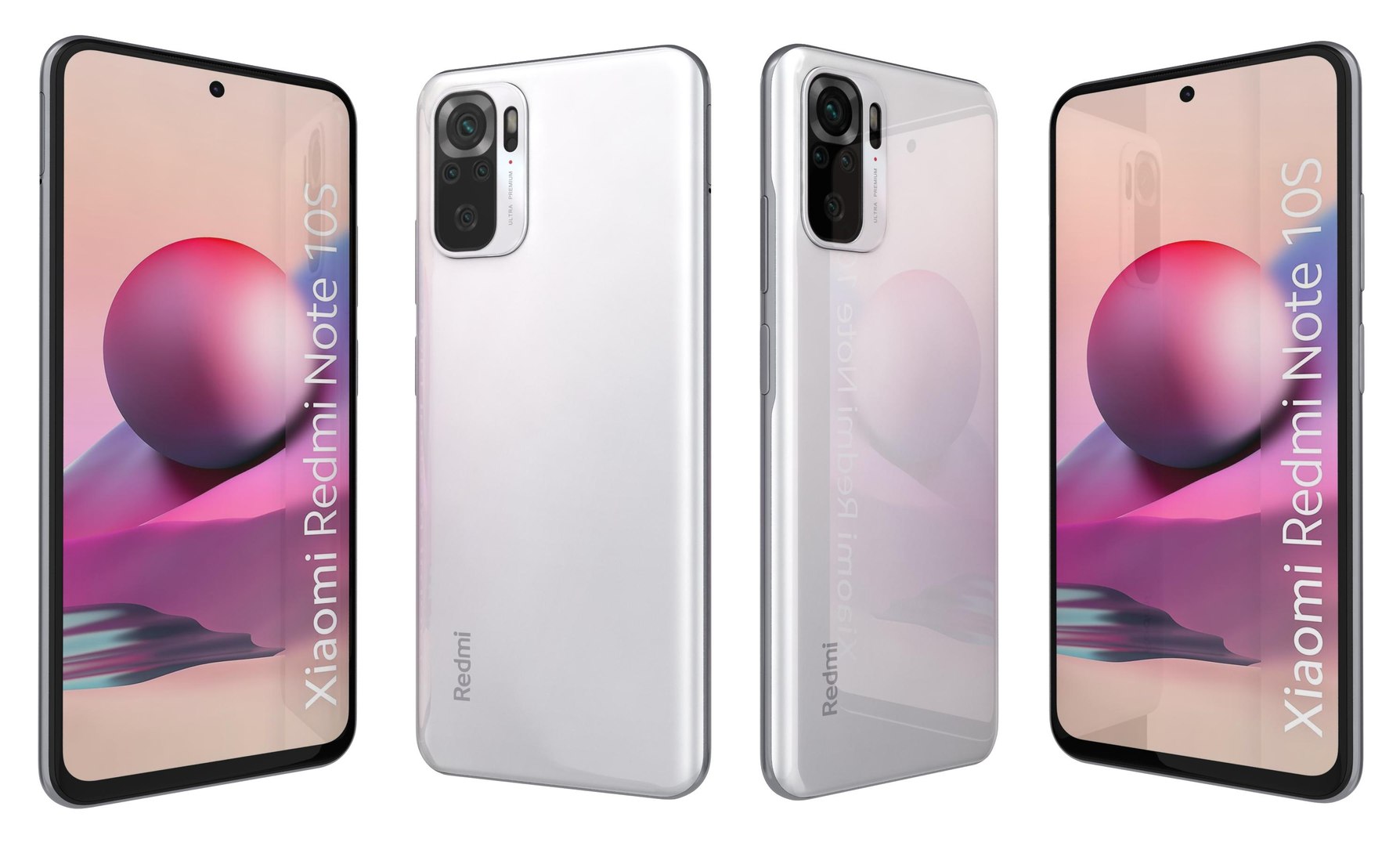 Xiaomi Redmi Note 10S All Colors 3D model - TurboSquid 1740004