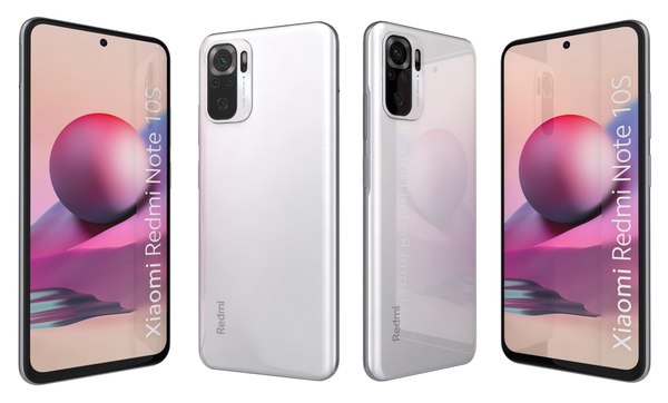 Xiaomi Redmi Note 10S All Colors 3D model - TurboSquid 1740004