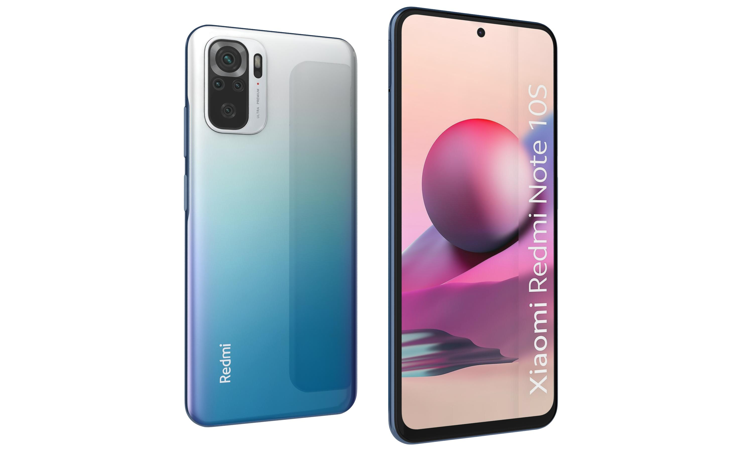 Xiaomi Redmi Note 10S All Colors 3D model - TurboSquid 1740004