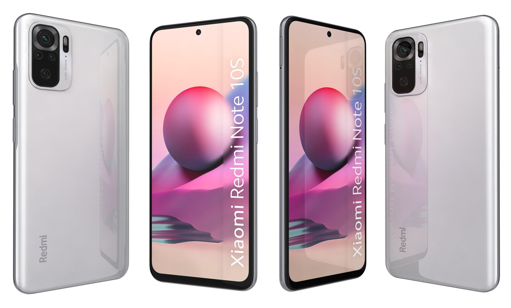 Xiaomi Redmi Note 10S All Colors 3D model - TurboSquid 1740004