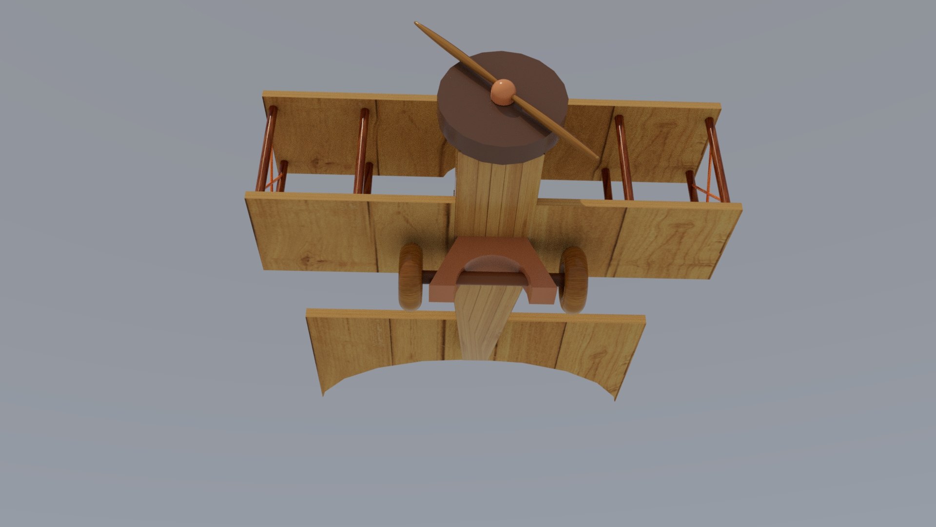 3D Model Wooden Plane - TurboSquid 1972912