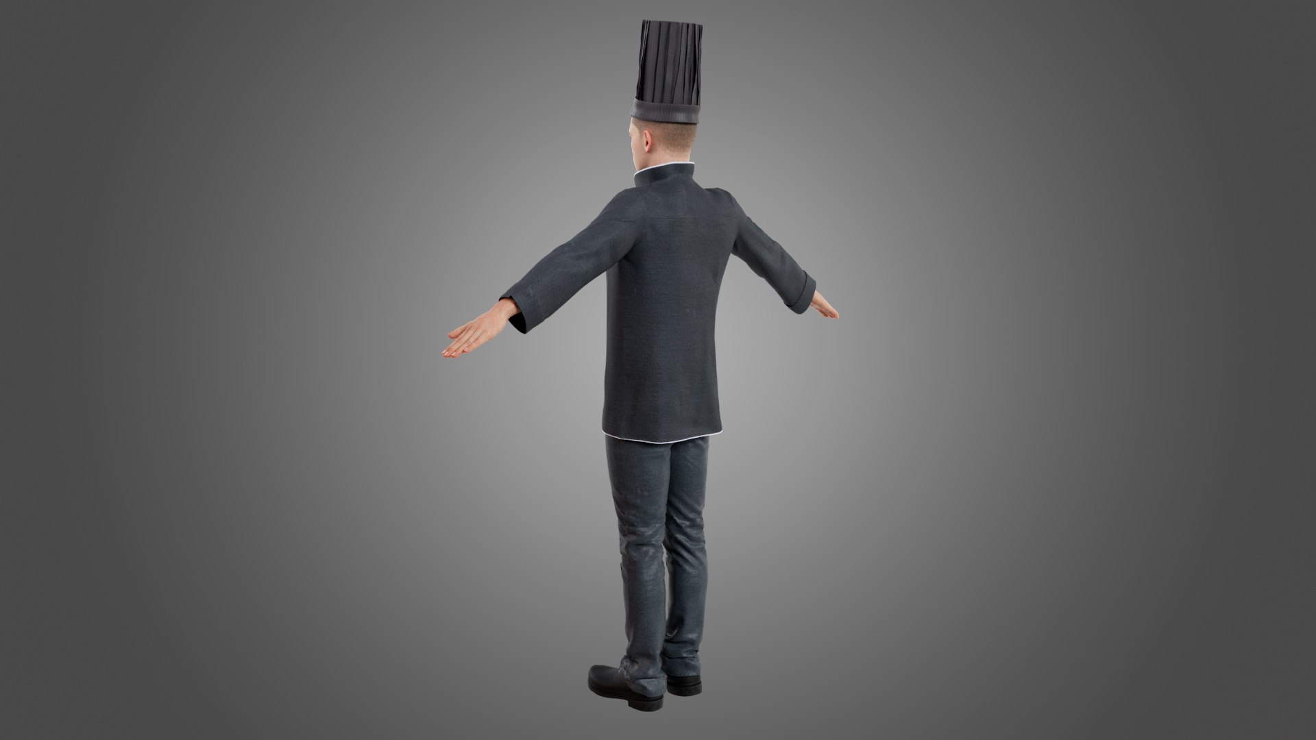 3D Model Male Chef Rigged - TurboSquid 2322831