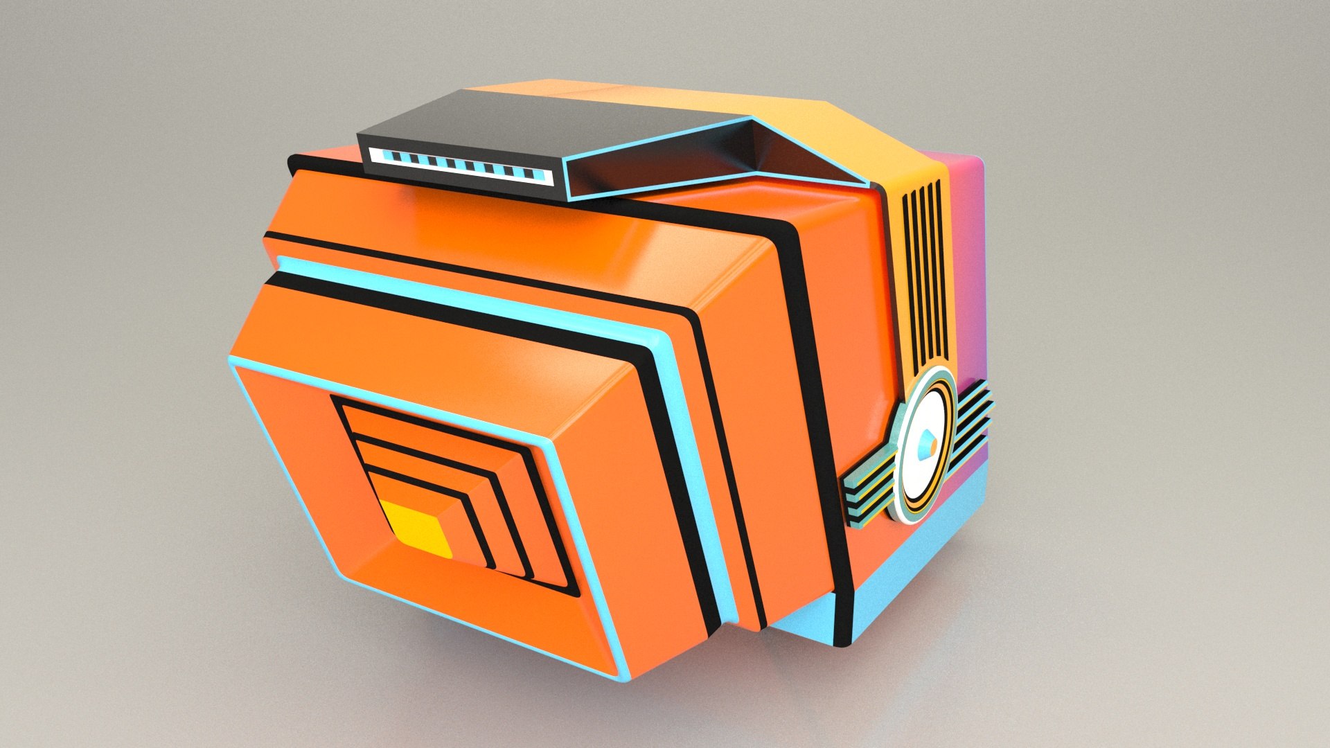 Game Character Robot Head 3D - TurboSquid 1792051