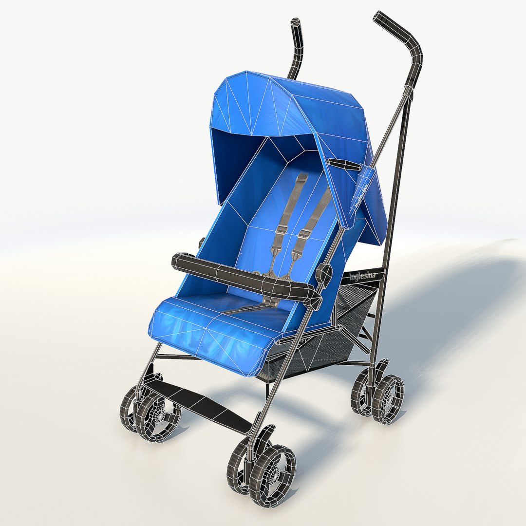 Realistic Pram 3d Model