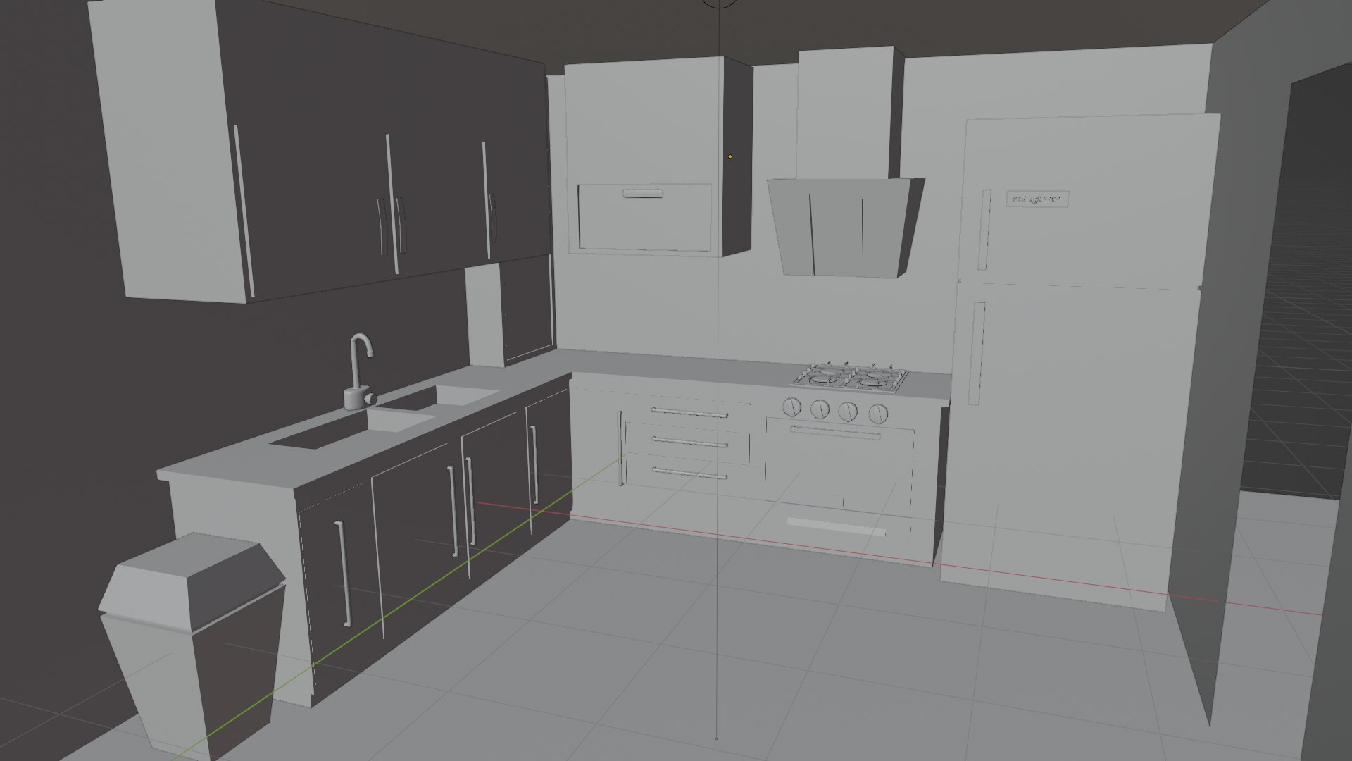 Kitchen Design Ideas Small 3D Model - TurboSquid 1931612