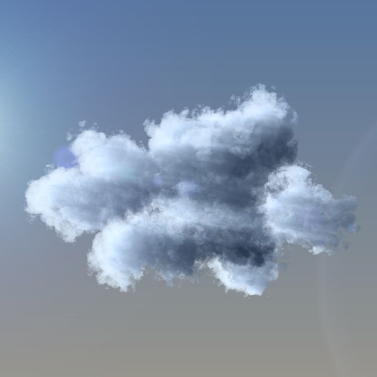 clouds grid 3d max