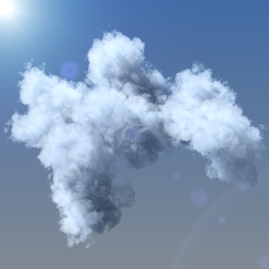 Clouds Grid 3d Max