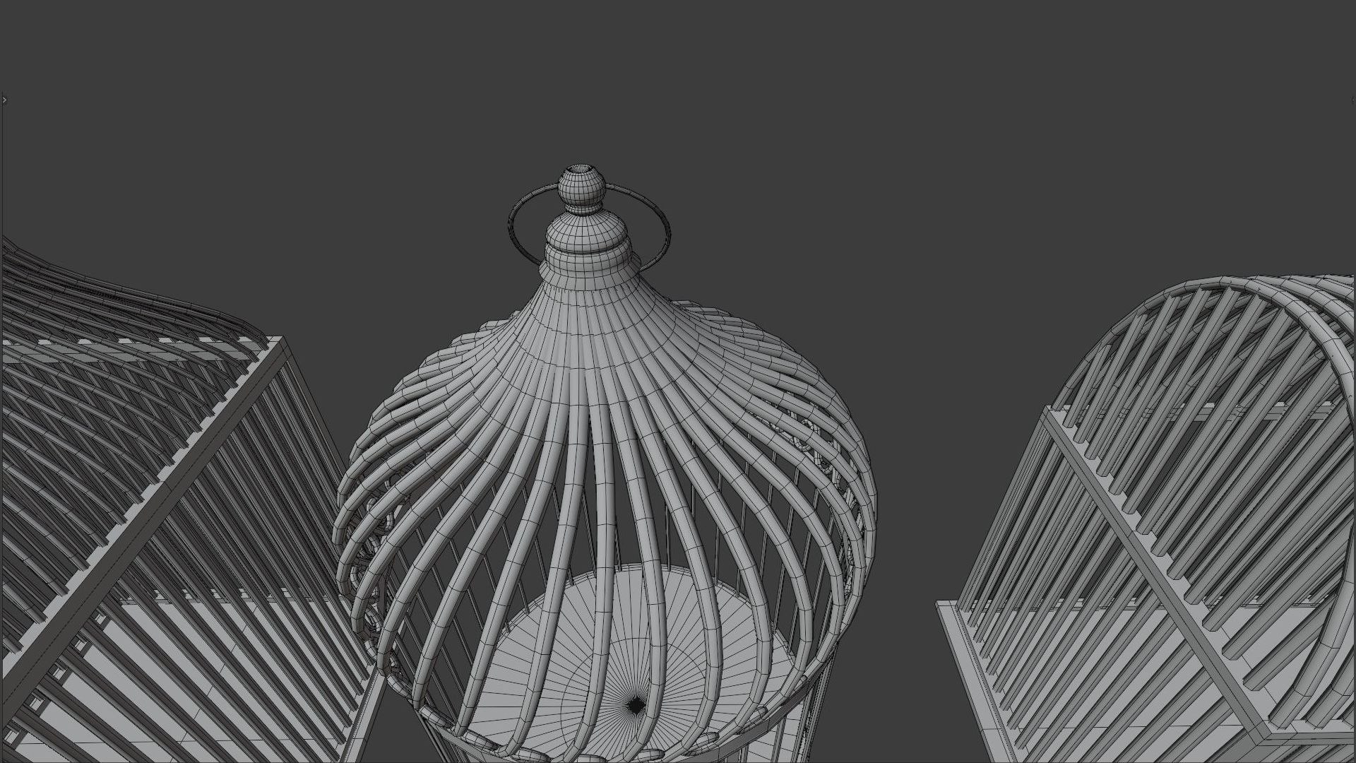 3D bird cage - TurboSquid 1699307