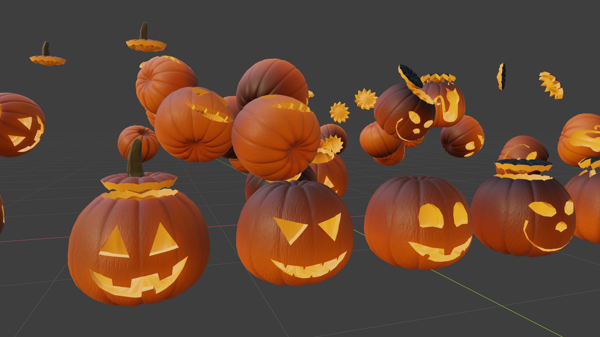 Halloween Pumpkin 3D 3D Model - TurboSquid 1805853