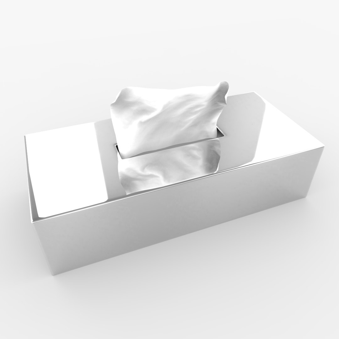 3D handkerchief box - TurboSquid 1166202