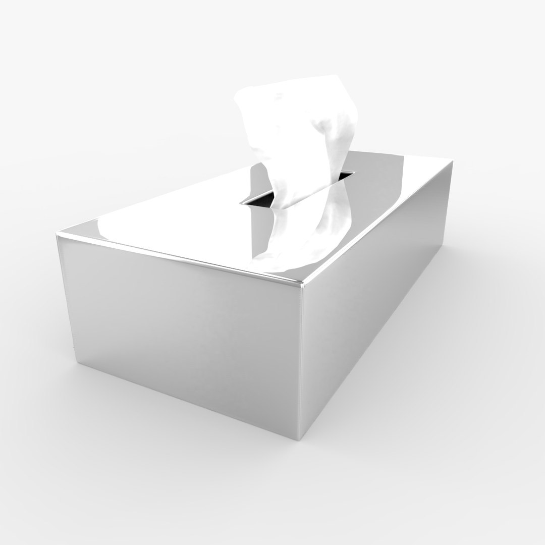 3D handkerchief box - TurboSquid 1166202