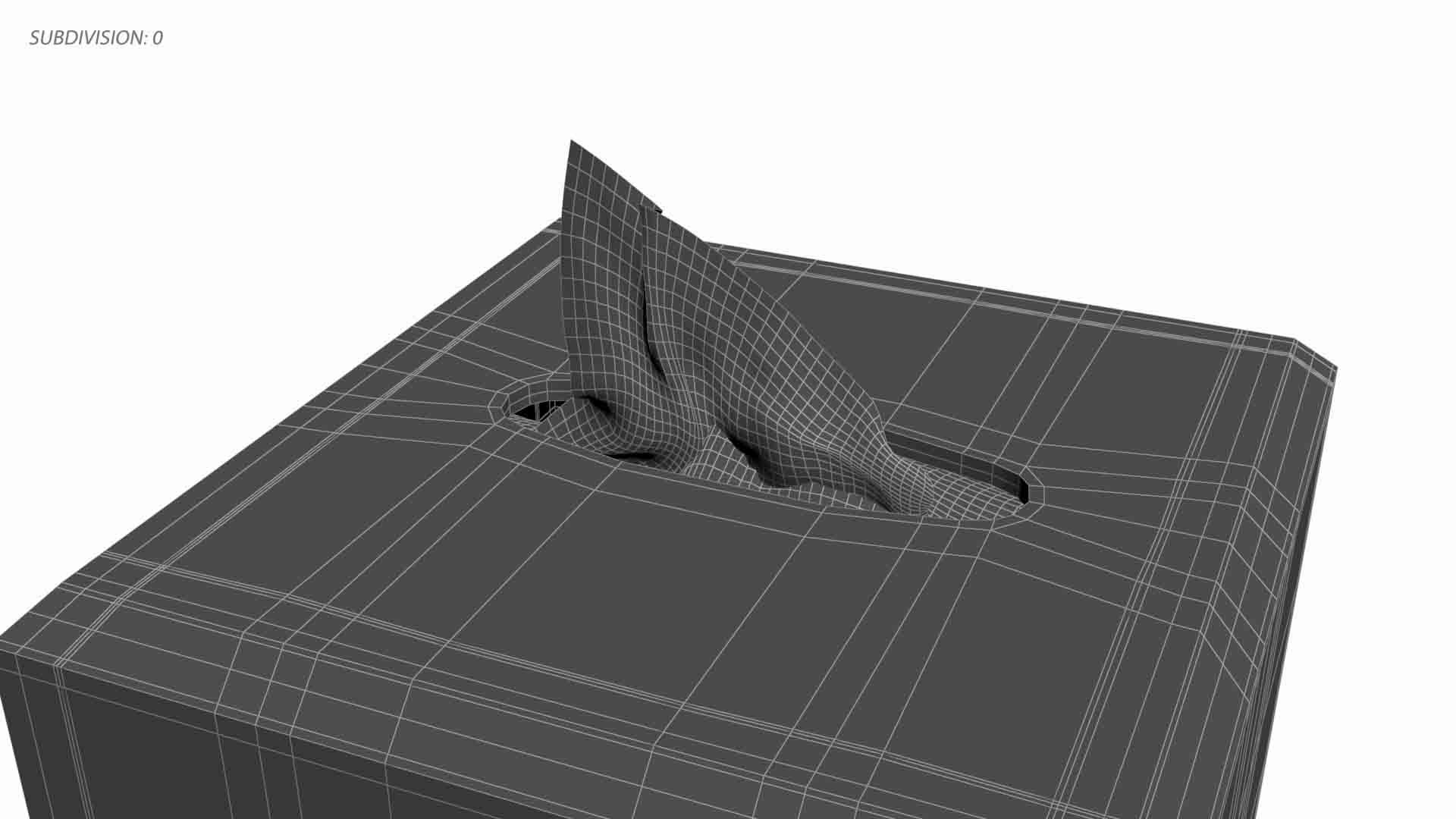 3D handkerchief box - TurboSquid 1166202