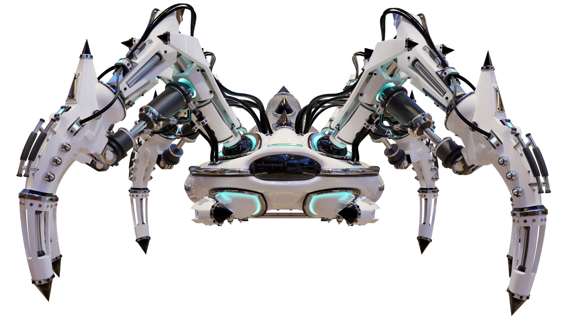 Spider Robot 3D - TurboSquid 1875020