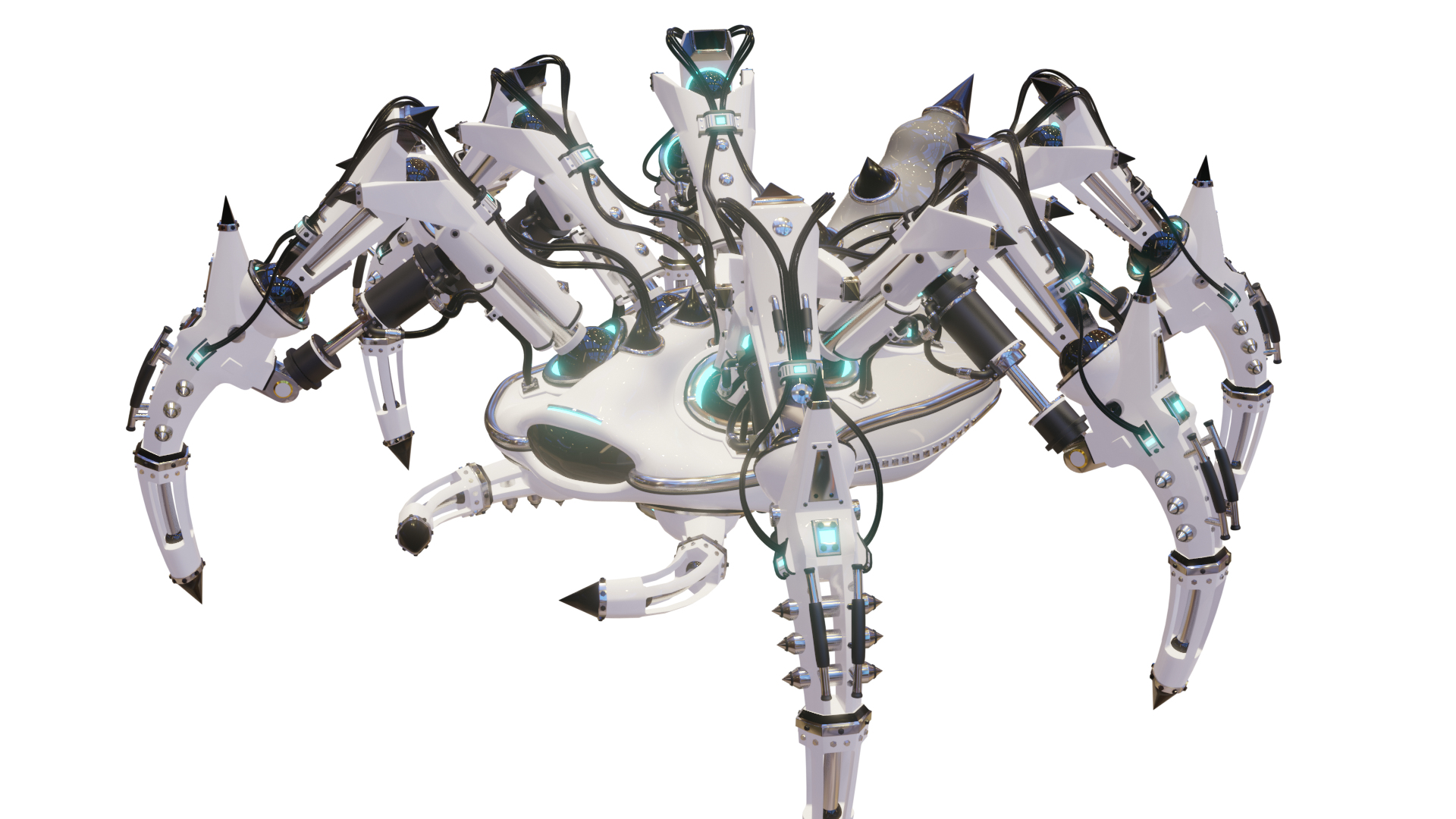 Spider Robot 3D - TurboSquid 1875020