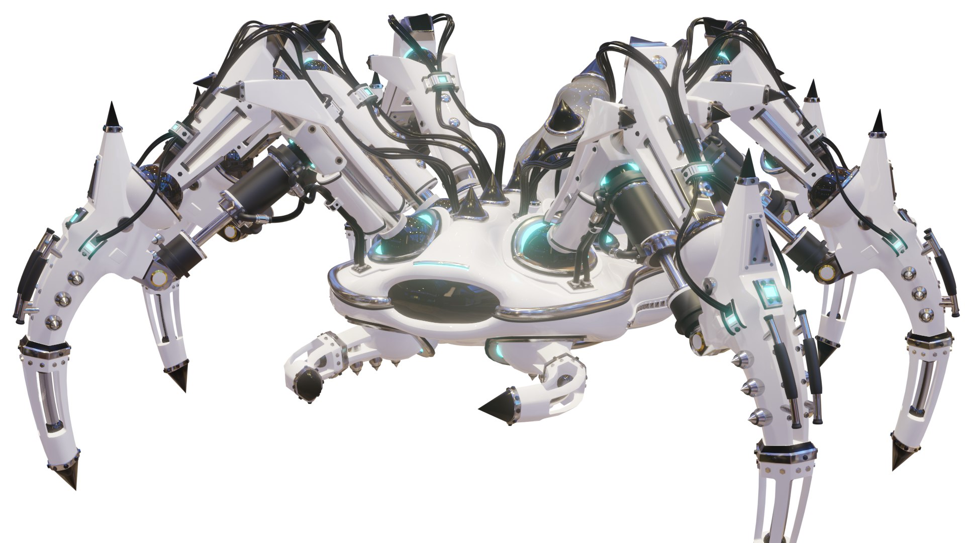 Spider Robot 3D - TurboSquid 1875020