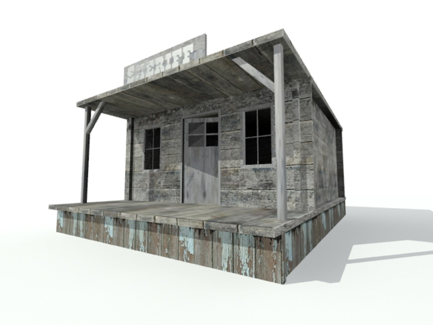 3d House Sheriff Model