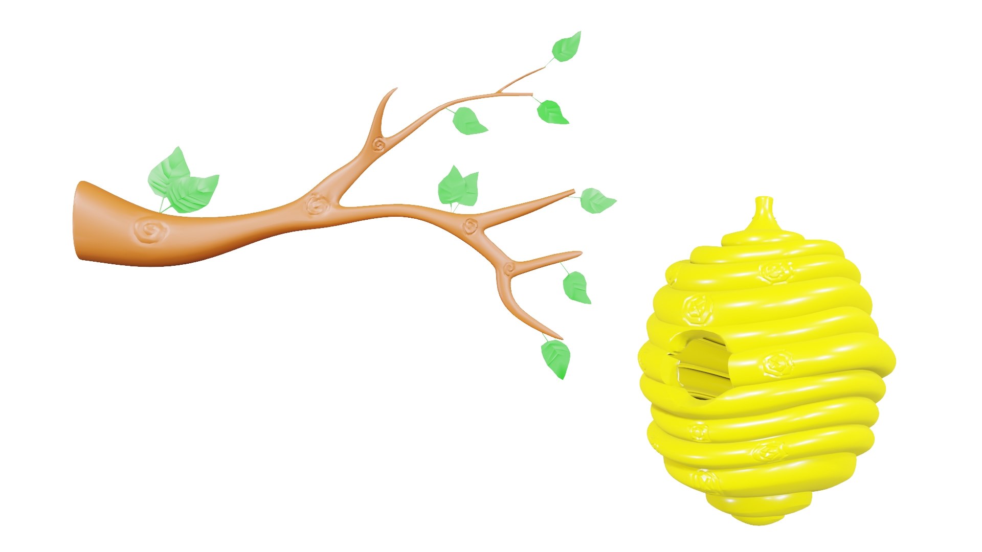 3D Bee Hive - TurboSquid 1825941