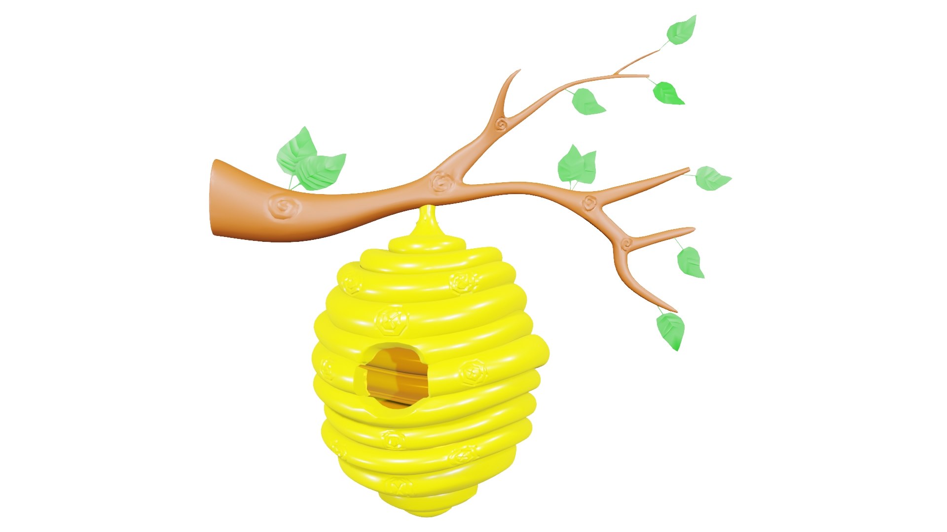 3D Bee Hive - TurboSquid 1825941