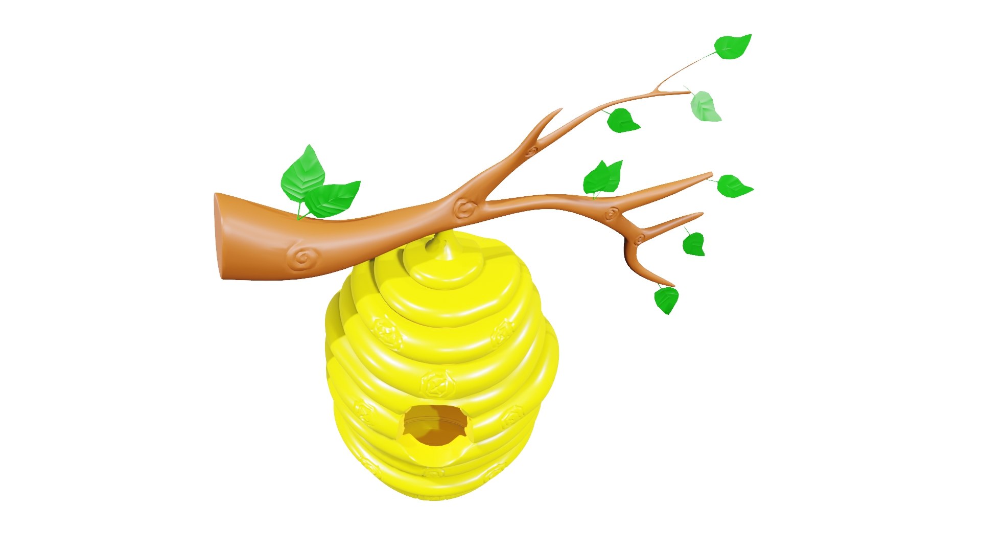 3D Bee Hive - TurboSquid 1825941