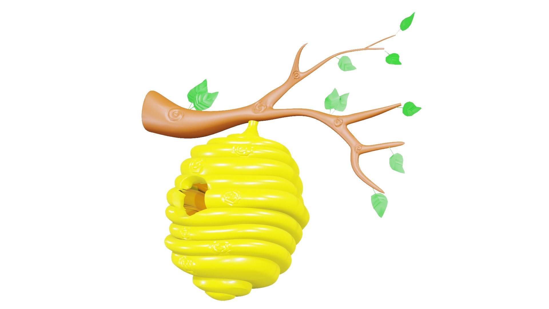 3D Bee Hive - TurboSquid 1825941