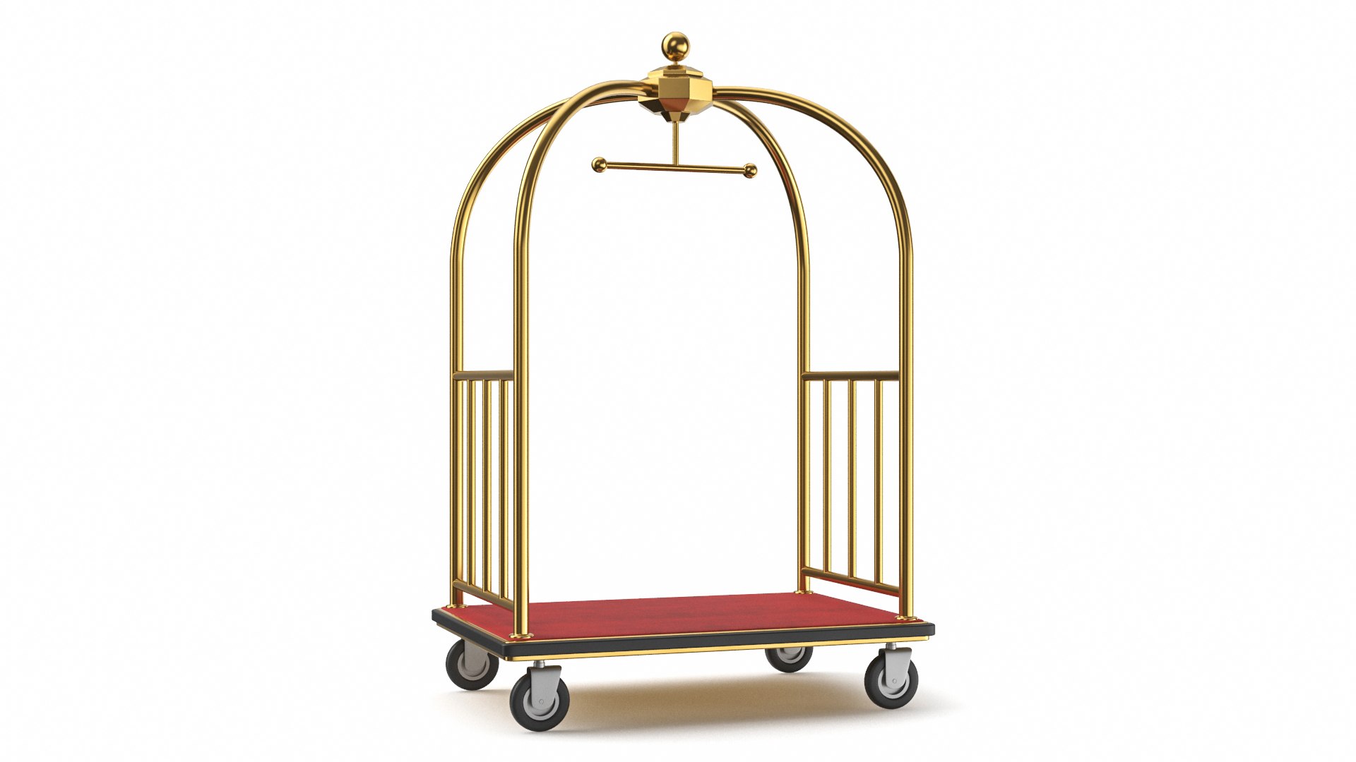 3D Hotel Cart Model - TurboSquid 2315375