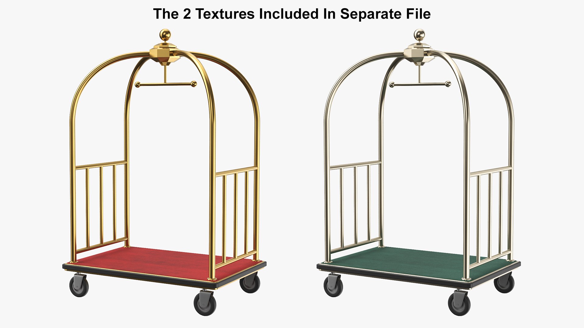 3D Hotel Cart Model - TurboSquid 2315375