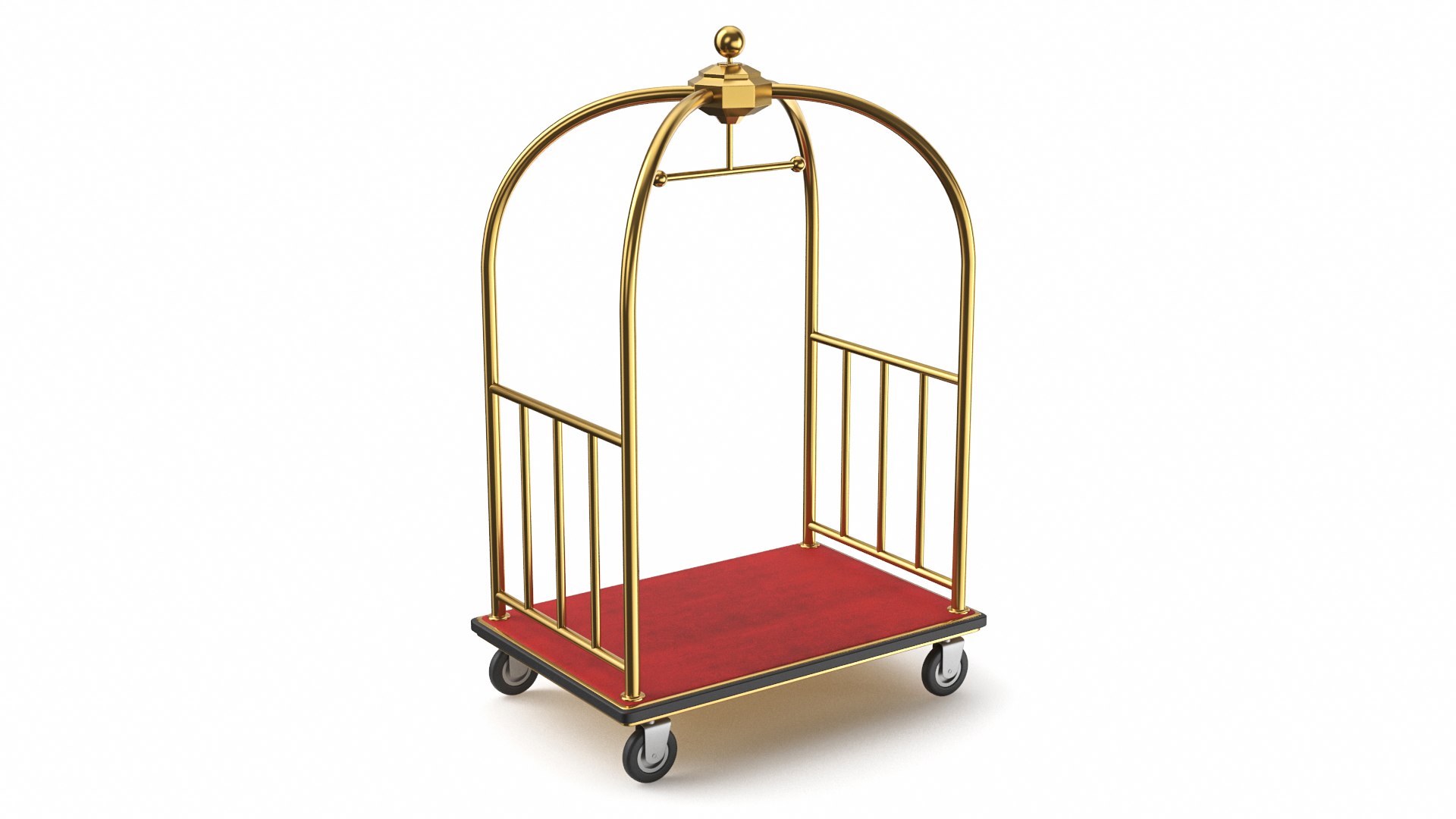 3D Hotel Cart Model - TurboSquid 2315375
