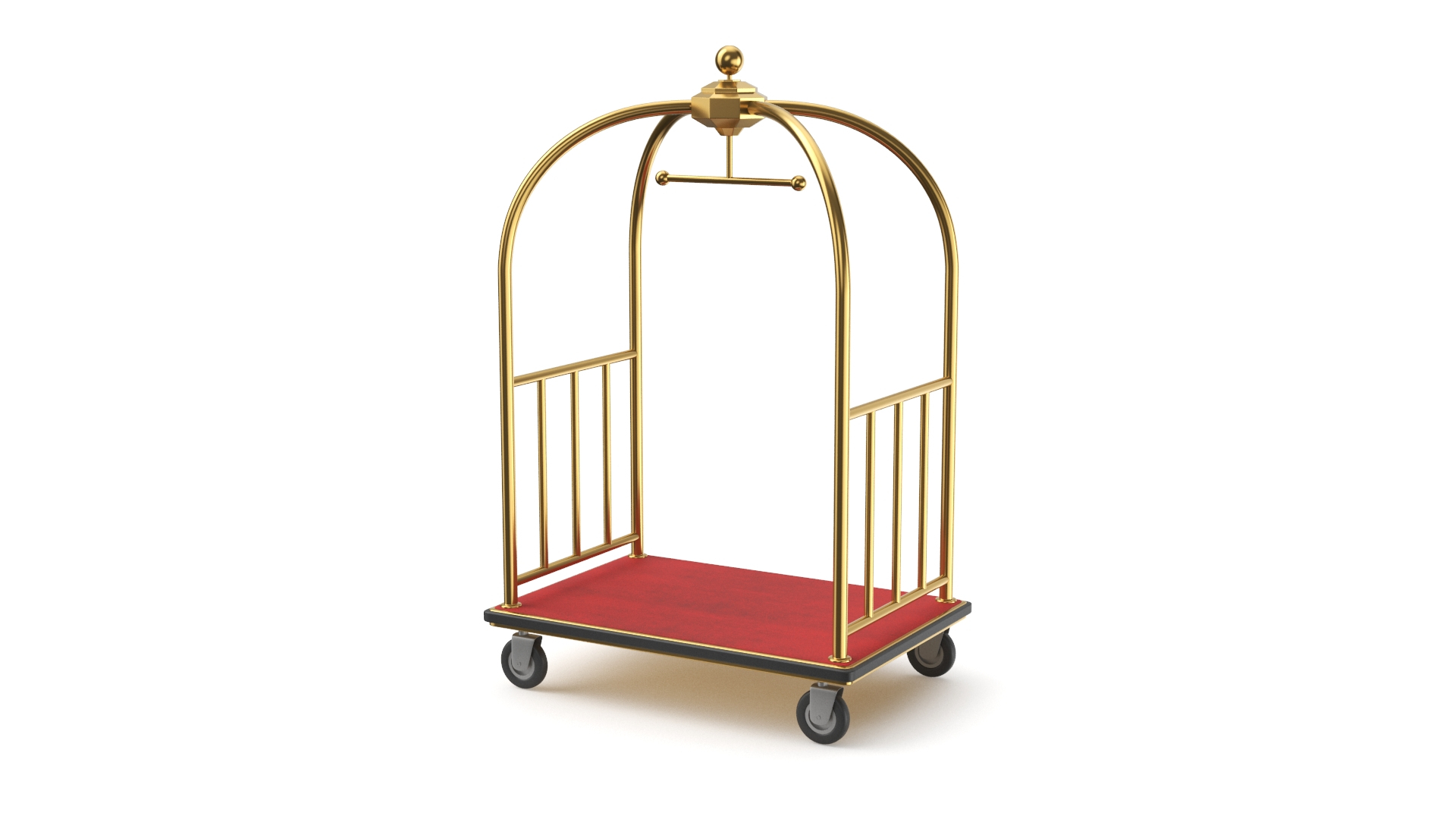 3D Hotel Cart Model - TurboSquid 2315375