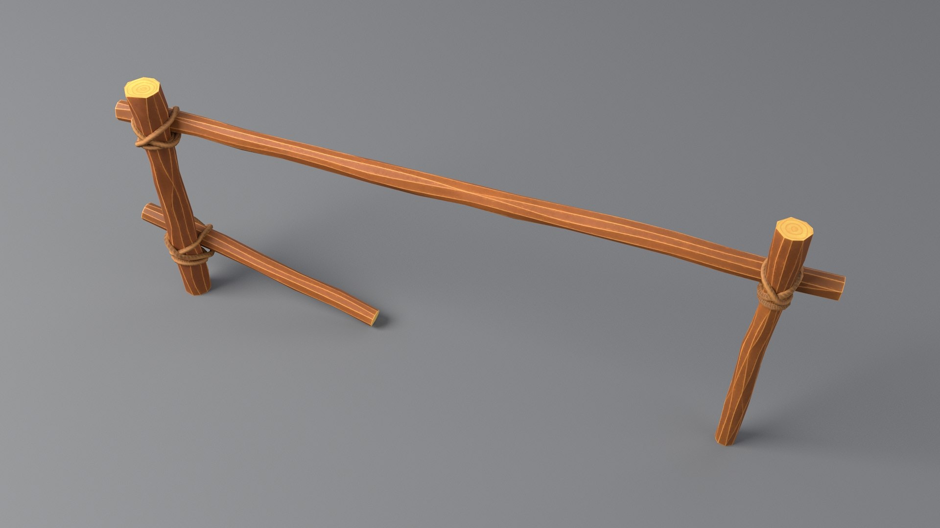 3D Cartoon Pillars 04 Model - TurboSquid 1942029