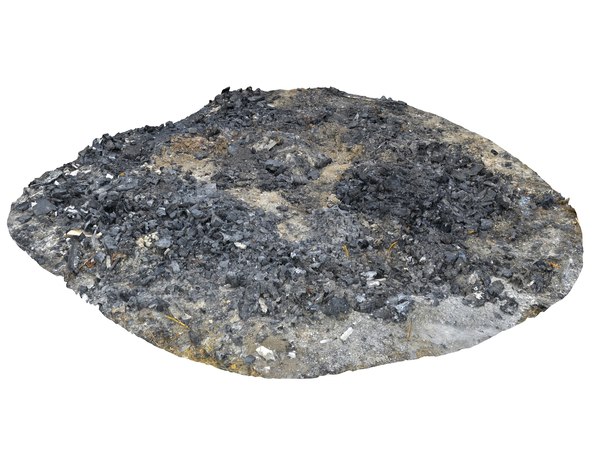 Burned ground rubble 3D - TurboSquid 1579064