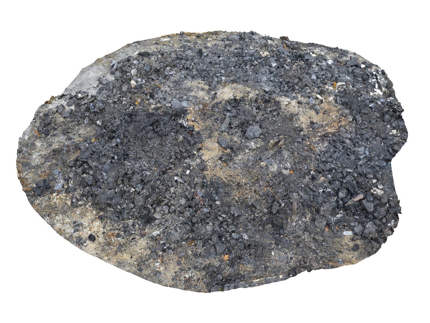 Burned Ground Rubble 3D - TurboSquid 1579064
