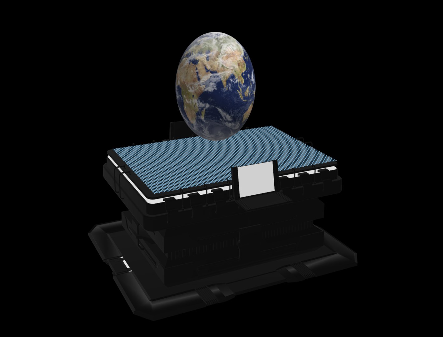 Hologram Table Sci-fi 3ds