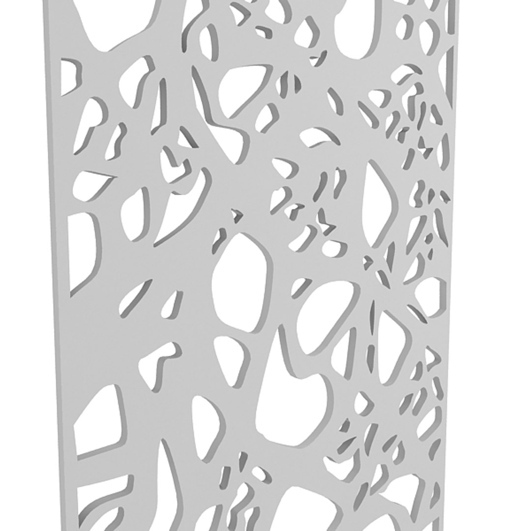 3d mdf jali partition model