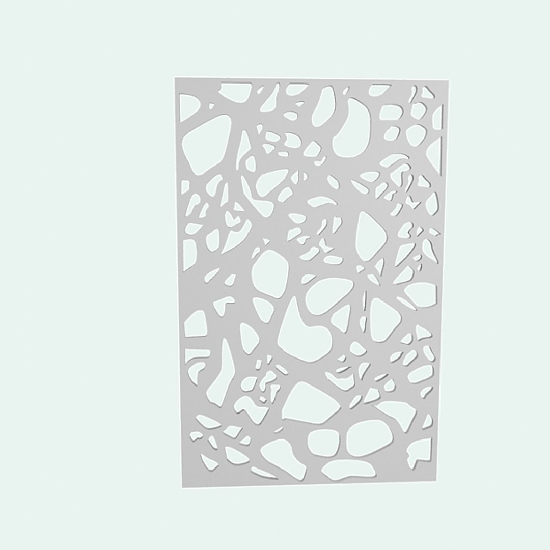 3d mdf jali partition model