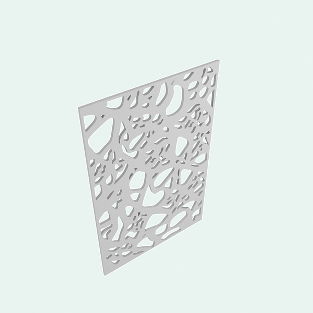 3d mdf jali partition model