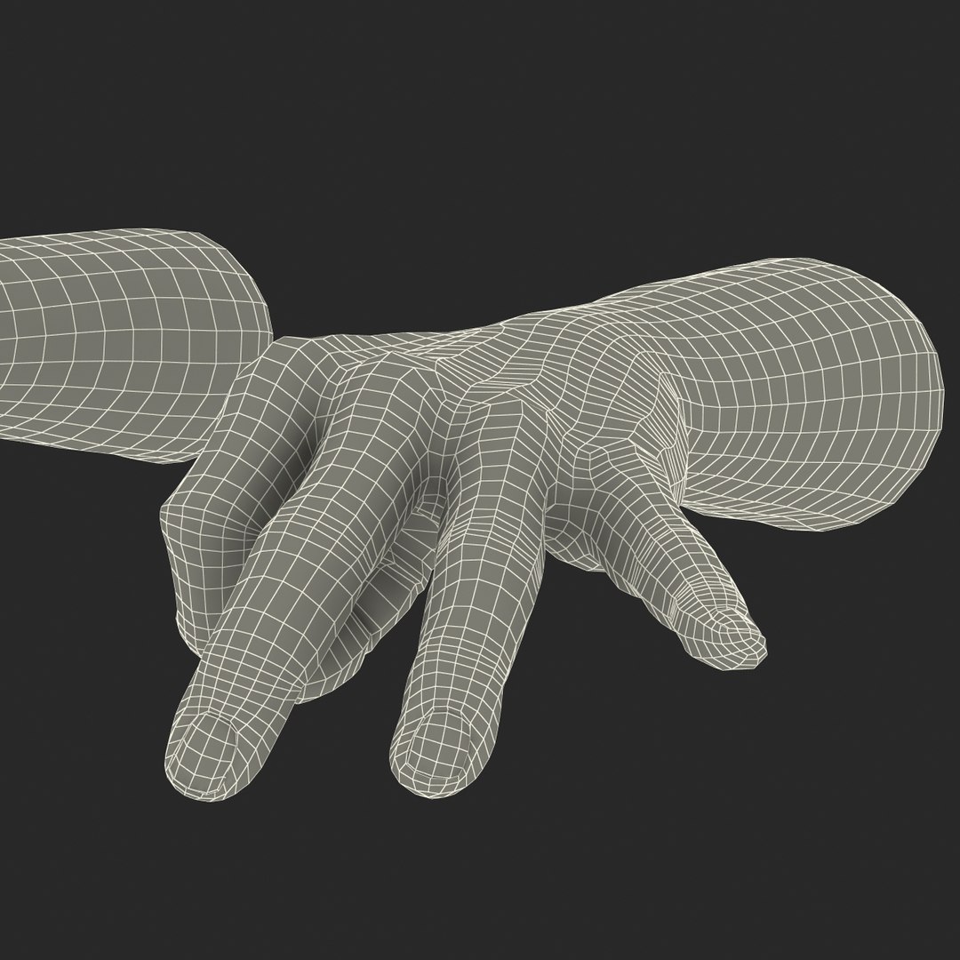 3d Man Hands 2 Pose