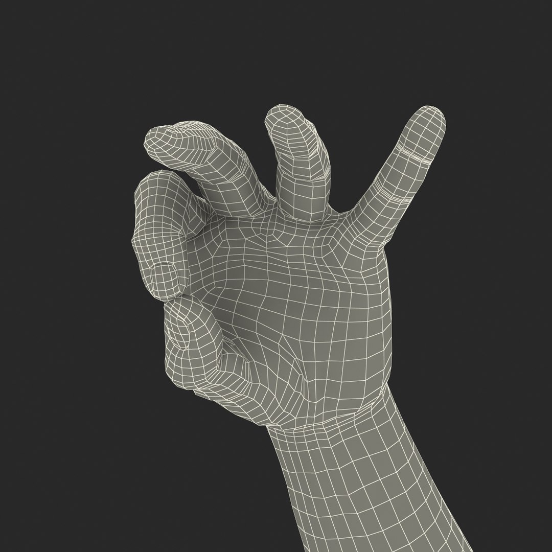 3d Man Hands 2 Pose