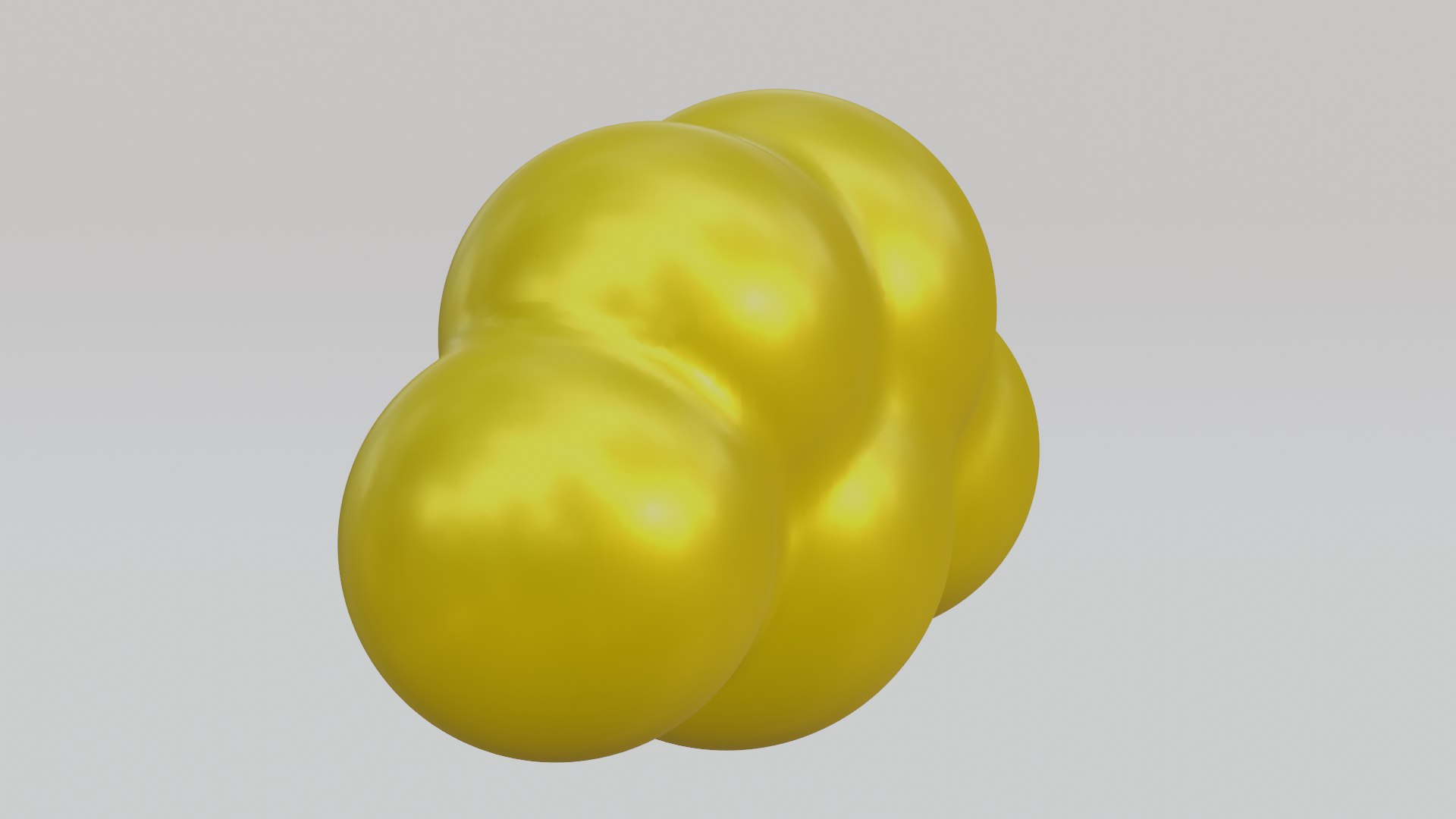 Gold Cloud Model - TurboSquid 2193605